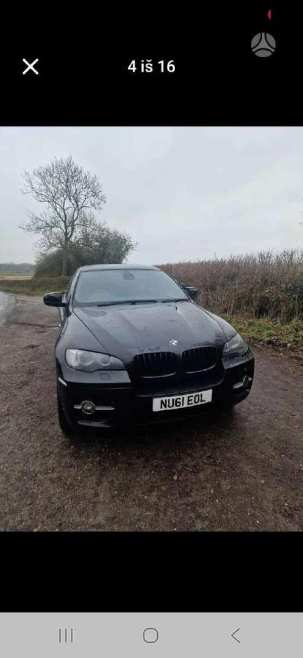 Black BMW X6 2012 in Vilnius, with an engine capacity of 3.00 L and mileage of 170 thousand km for 5950 €, photo 4 on AUTOMOTO.COM.LV