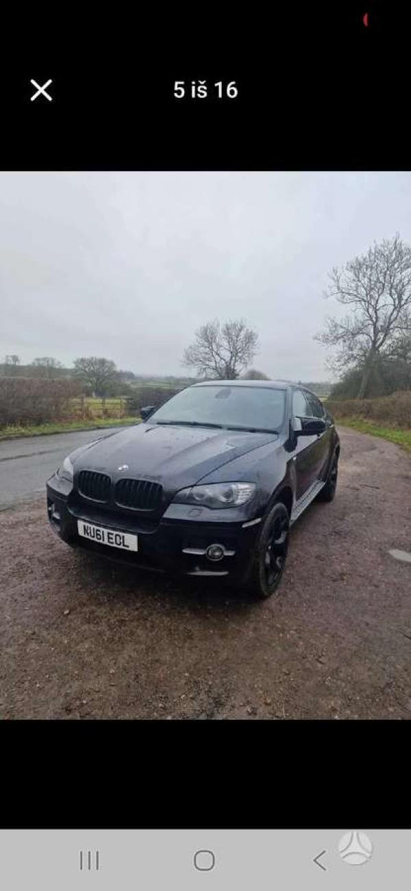 Black BMW X6 2012 in Vilnius, with an engine capacity of 3.00 L and mileage of 170 thousand km for 5950 €, photo 5 on AUTOMOTO.COM.LV