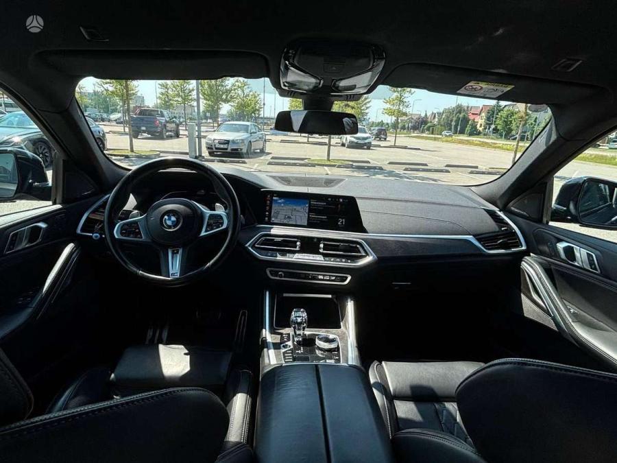 Черный БМВ Х6 2022 в Клайпеда, объемом двигателя 2.99 л и пробегом 92 тыс. км за 59900 €, фото 17 на AUTOMOTO.COM.LV