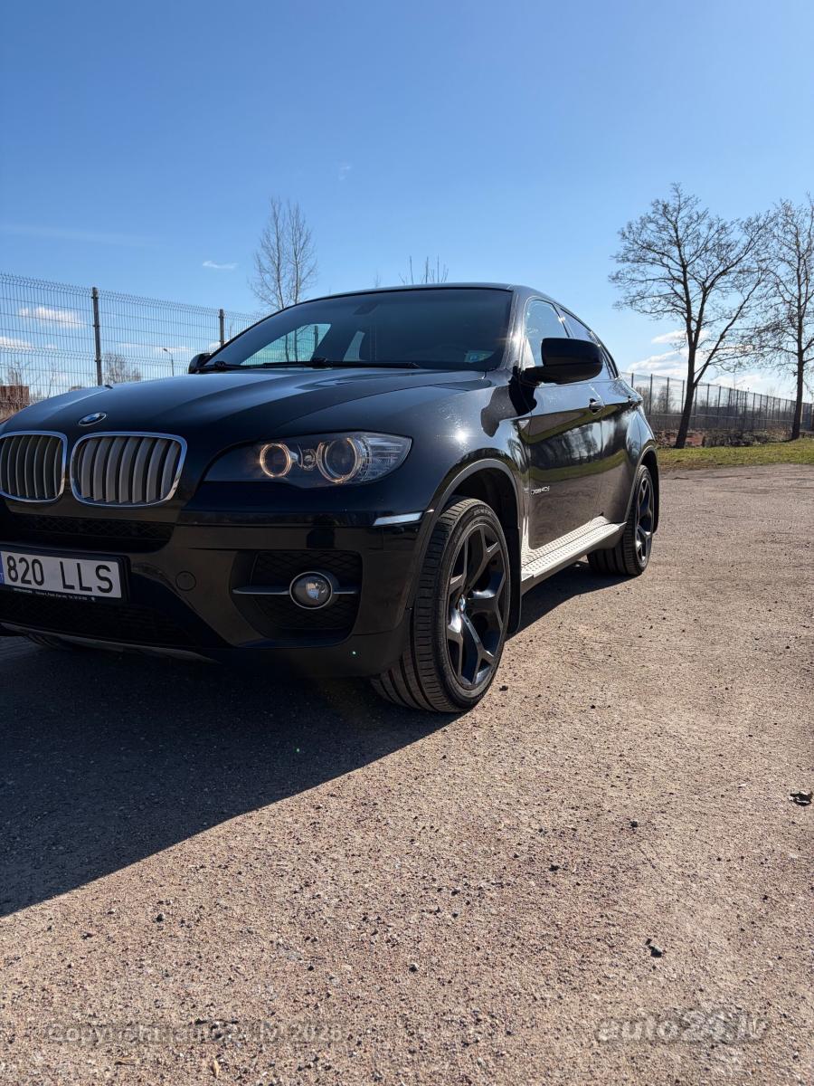 Black BMW X6 2011 in Narva, with an engine capacity of 3.00 L and mileage of 0 thousand km for 12999 €, photo 5 on AUTOMOTO.COM.LV