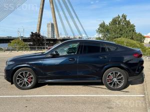 Blue BMW X6 2024 in Riga, with an engine capacity of 3.00 L and mileage of 45 thousand km for 66500 €, photo 9 on AUTOMOTO.COM.LV