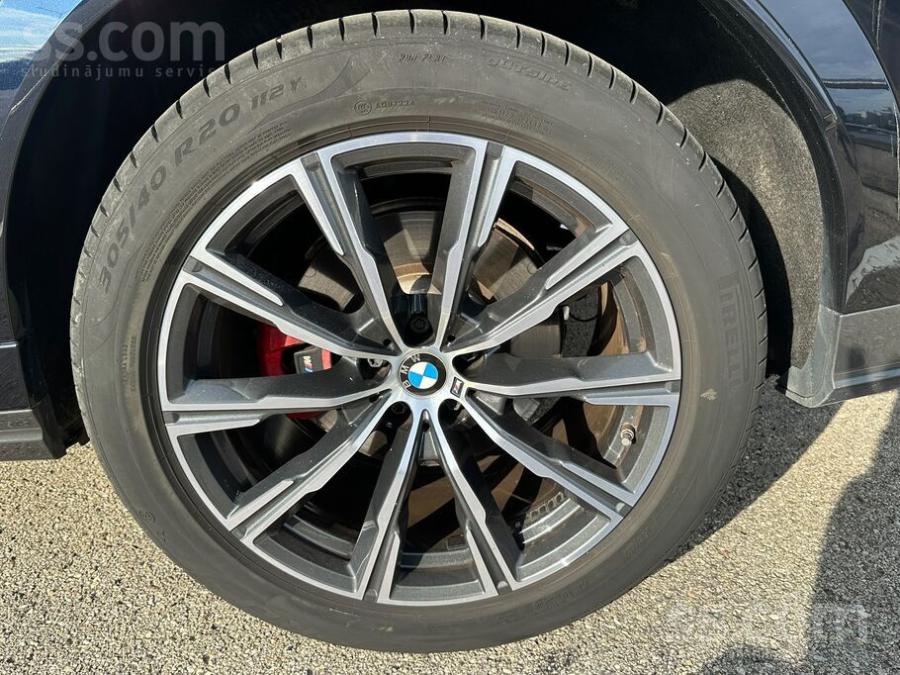 Blue BMW X6 2024 in Riga, with an engine capacity of 3.00 L and mileage of 45 thousand km for 66500 €, photo 11 on AUTOMOTO.COM.LV