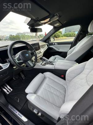 Blue BMW X6 2024 in Riga, with an engine capacity of 3.00 L and mileage of 45 thousand km for 66500 €, photo 13 on AUTOMOTO.COM.LV