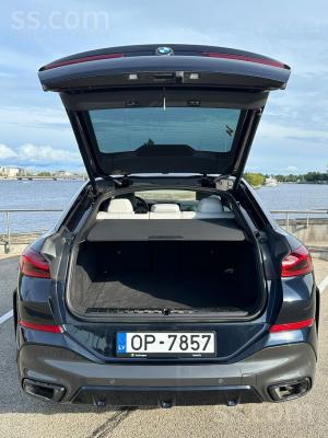 Blue BMW X6 2024 in Riga, with an engine capacity of 3.00 L and mileage of 45 thousand km for 66500 €, photo 26 on AUTOMOTO.COM.LV