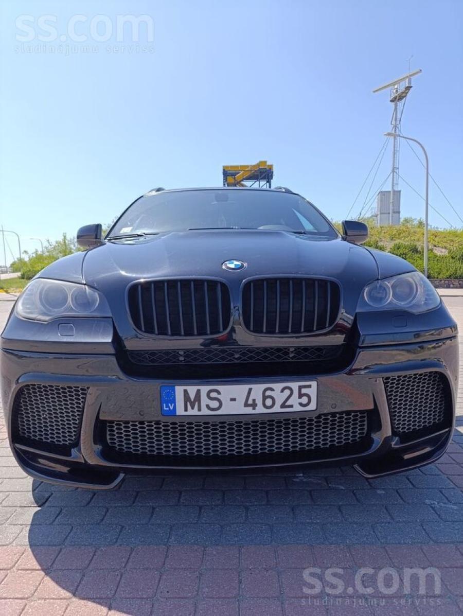 Blue BMW X6 2008 in Riga, with an engine capacity of 3.00 L and mileage of 0 thousand km for 13800 €, photo 6 on AUTOMOTO.COM.LV