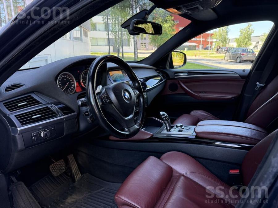 Zils BMW X6 2009 Rīga, ar dzinēja tilpumu 3.00 L un nobraukumu 357 tūkst. km par 10000 €, foto 7 vietnē AUTOMOTO.COM.LV