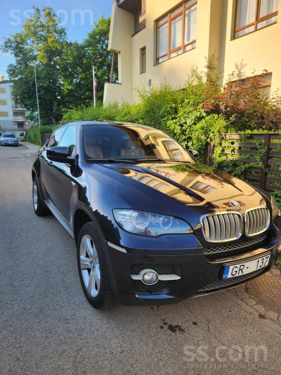 Blue BMW X6 2011 in Jurmala, with an engine capacity of 3.00 L and mileage of 171 thousand km for 15500 €, photo 1 on AUTOMOTO.COM.LV