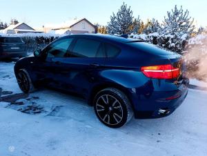 Blue BMW X6 2012 in Siauliai, with an engine capacity of 2.98 L and mileage of 158 thousand km for 12200 €, photo 4 on AUTOMOTO.COM.LV