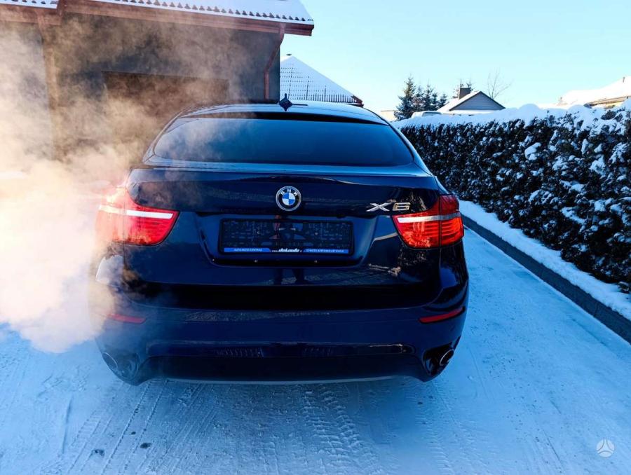 Blue BMW X6 2012 in Siauliai, with an engine capacity of 2.98 L and mileage of 158 thousand km for 12200 €, photo 6 on AUTOMOTO.COM.LV