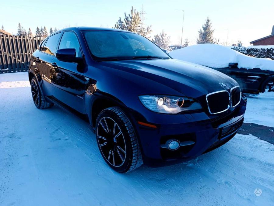 Blue BMW X6 2012 in Siauliai, with an engine capacity of 2.98 L and mileage of 158 thousand km for 12200 €, photo 8 on AUTOMOTO.COM.LV