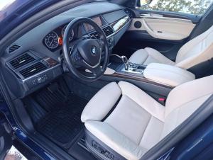 Blue BMW X6 2012 in Siauliai, with an engine capacity of 2.98 L and mileage of 158 thousand km for 12200 €, photo 20 on AUTOMOTO.COM.LV