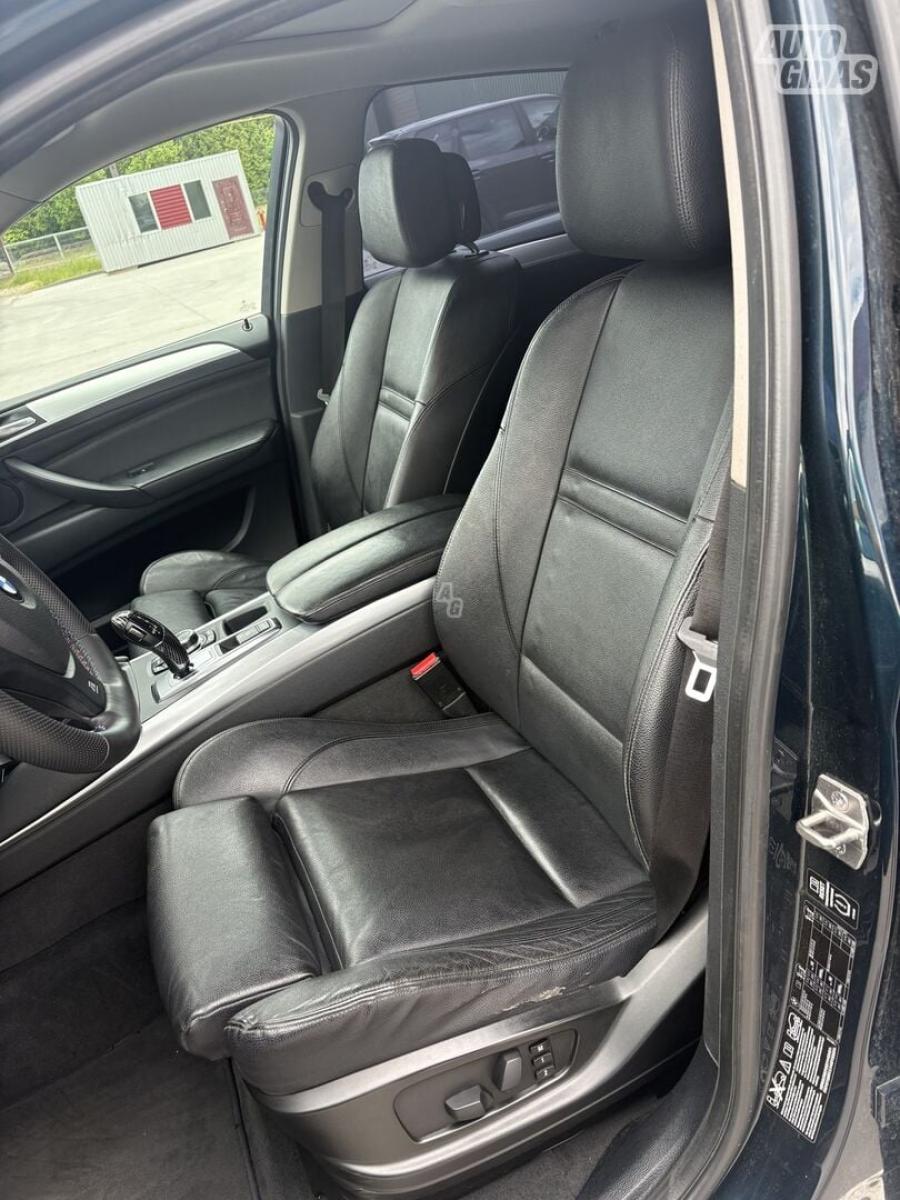 Blue BMW X6 2012 in Kaunas, with an engine capacity of 3.00 L and mileage of 290 thousand km for 14990 €, photo 10 on AUTOMOTO.COM.LV