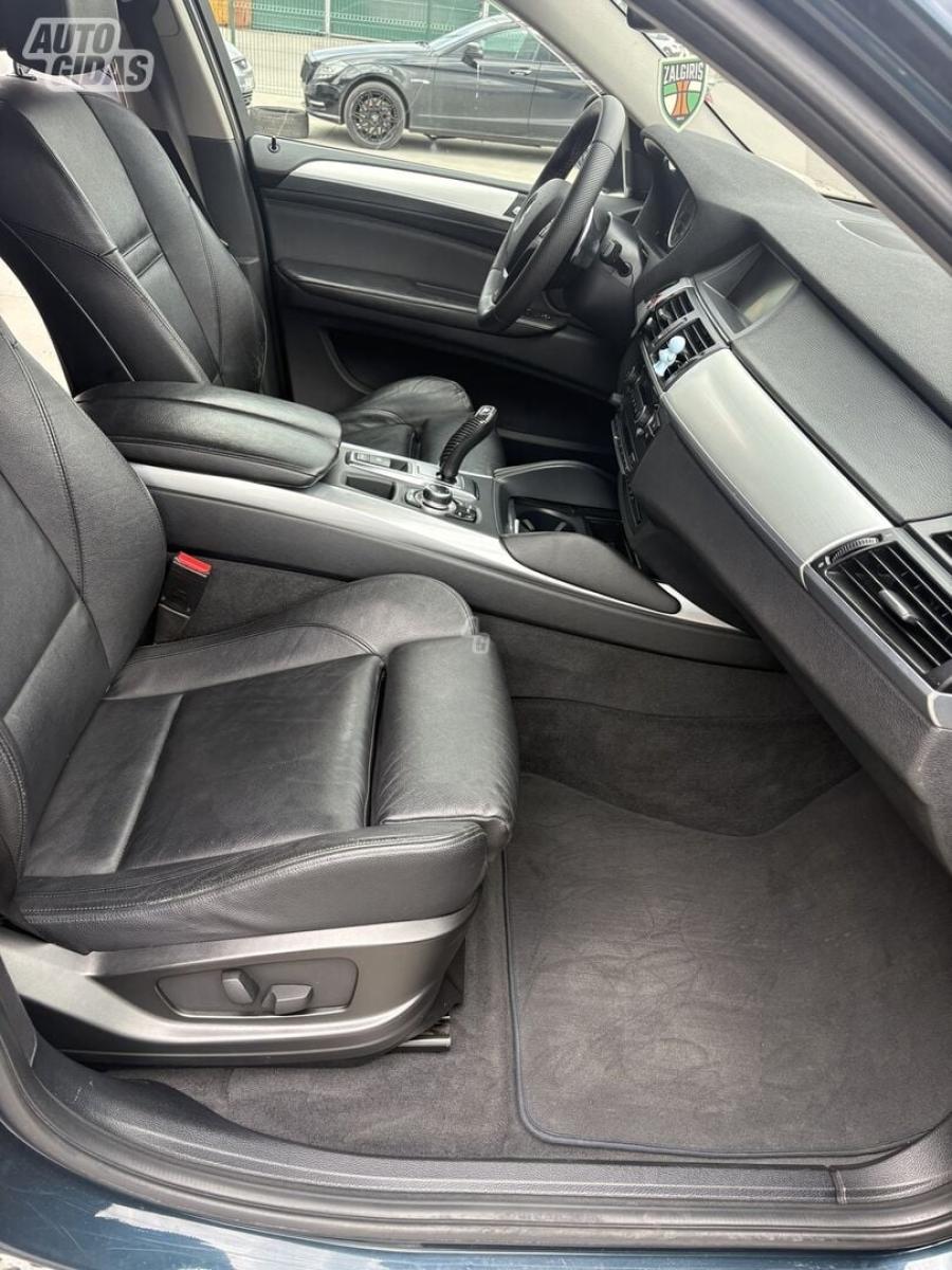 Blue BMW X6 2012 in Kaunas, with an engine capacity of 3.00 L and mileage of 290 thousand km for 14990 €, photo 12 on AUTOMOTO.COM.LV