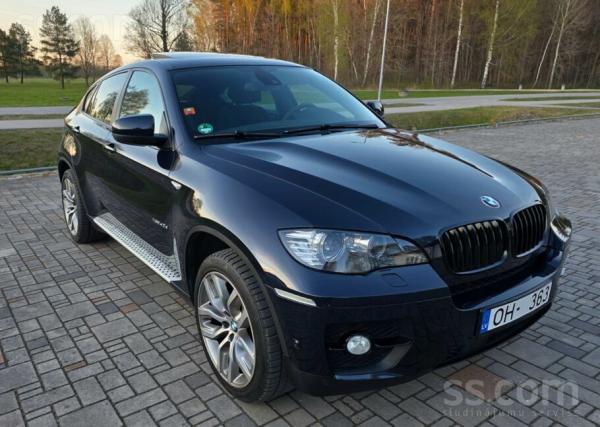 Blue BMW X6 2012 in Jelgava, with an engine capacity of 3.00 L and mileage of 184 thousand km for 18650 €, photo 10 on AUTOMOTO.COM.LV