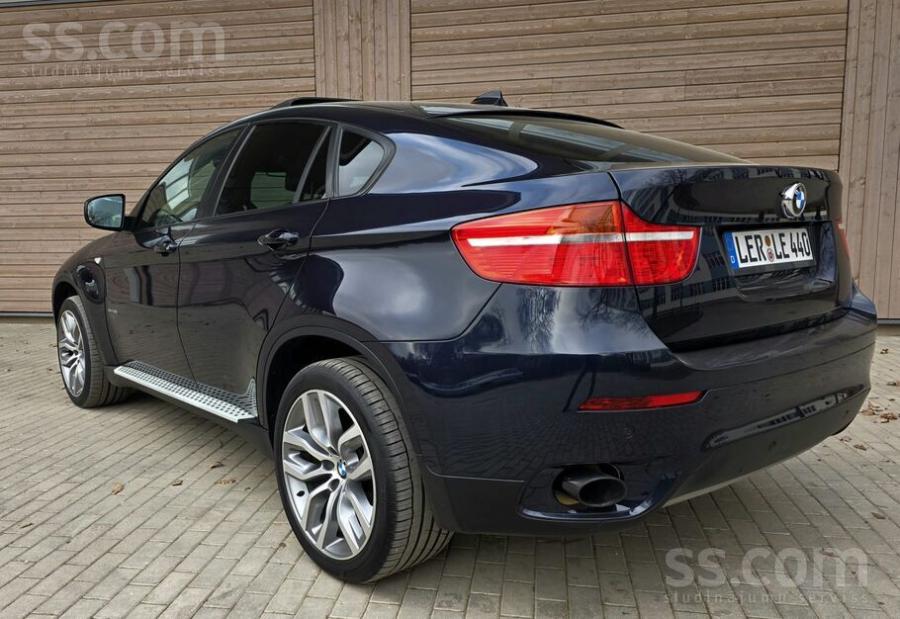 Blue BMW X6 2012 in Jelgava, with an engine capacity of 4.00 L and mileage of 226 thousand km for 18999 €, photo 6 on AUTOMOTO.COM.LV