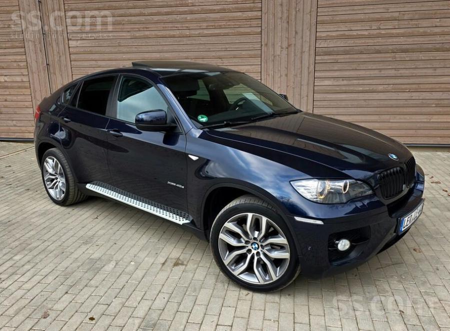Blue BMW X6 2012 in Jelgava, with an engine capacity of 4.00 L and mileage of 226 thousand km for 18999 €, photo 7 on AUTOMOTO.COM.LV