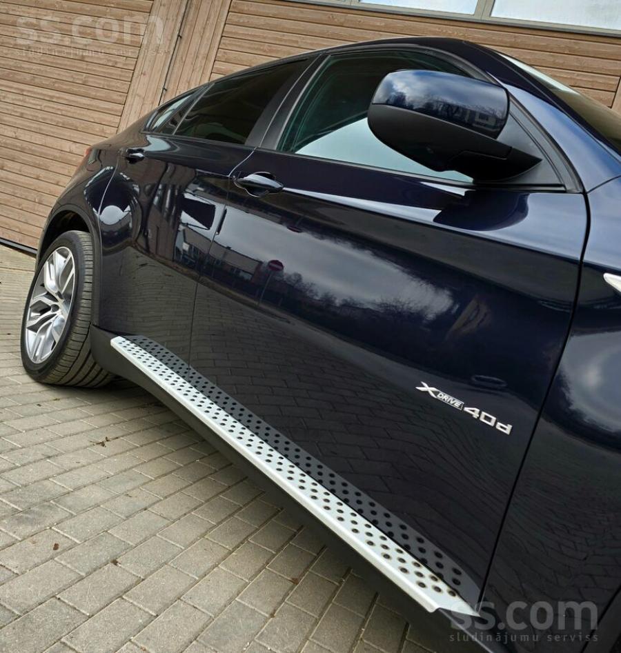 Blue BMW X6 2012 in Jelgava, with an engine capacity of 4.00 L and mileage of 226 thousand km for 18999 €, photo 8 on AUTOMOTO.COM.LV