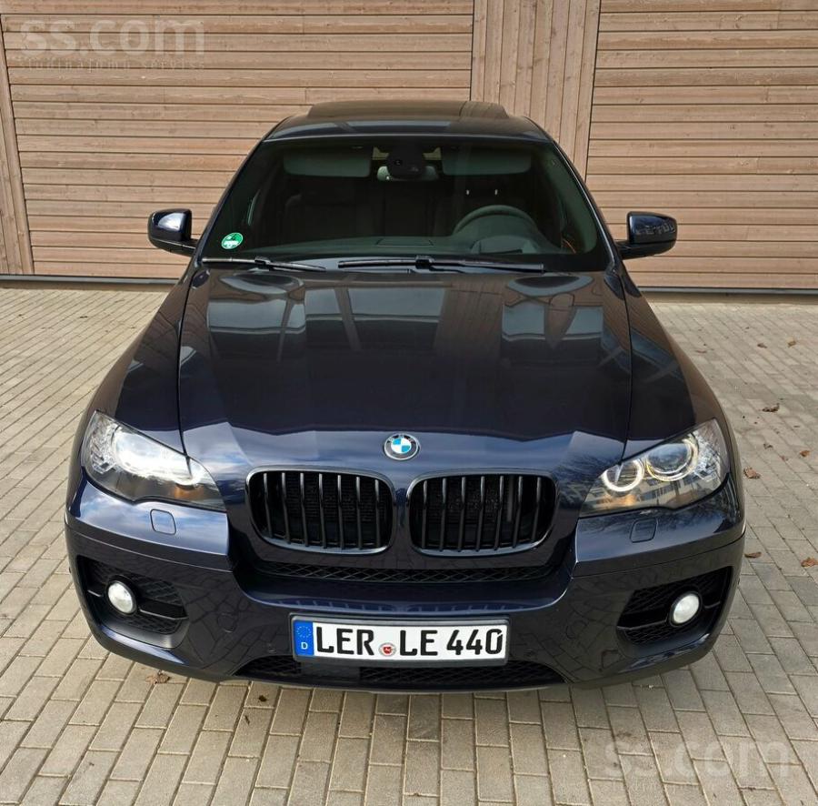 Blue BMW X6 2012 in Jelgava, with an engine capacity of 4.00 L and mileage of 226 thousand km for 18999 €, photo 9 on AUTOMOTO.COM.LV