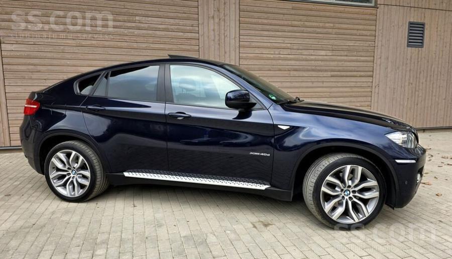 Blue BMW X6 2012 in Jelgava, with an engine capacity of 4.00 L and mileage of 226 thousand km for 18999 €, photo 31 on AUTOMOTO.COM.LV