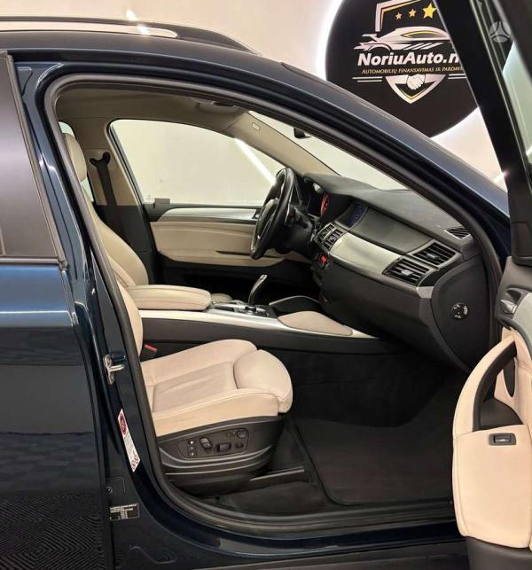 Blue BMW X6 2012 in Marijampole, with an engine capacity of 2.99 L and mileage of 296 thousand km for 12650 €, photo 9 on AUTOMOTO.COM.LV