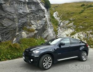 Blue BMW X6 2012 in Jelgava, with an engine capacity of 3.00 L and mileage of 192 thousand km for 15650 €, photo 4 on AUTOMOTO.COM.LV