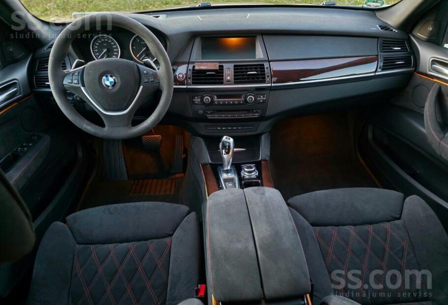 Blue BMW X6 2012 in Jelgava, with an engine capacity of 3.00 L and mileage of 192 thousand km for 15650 €, photo 5 on AUTOMOTO.COM.LV