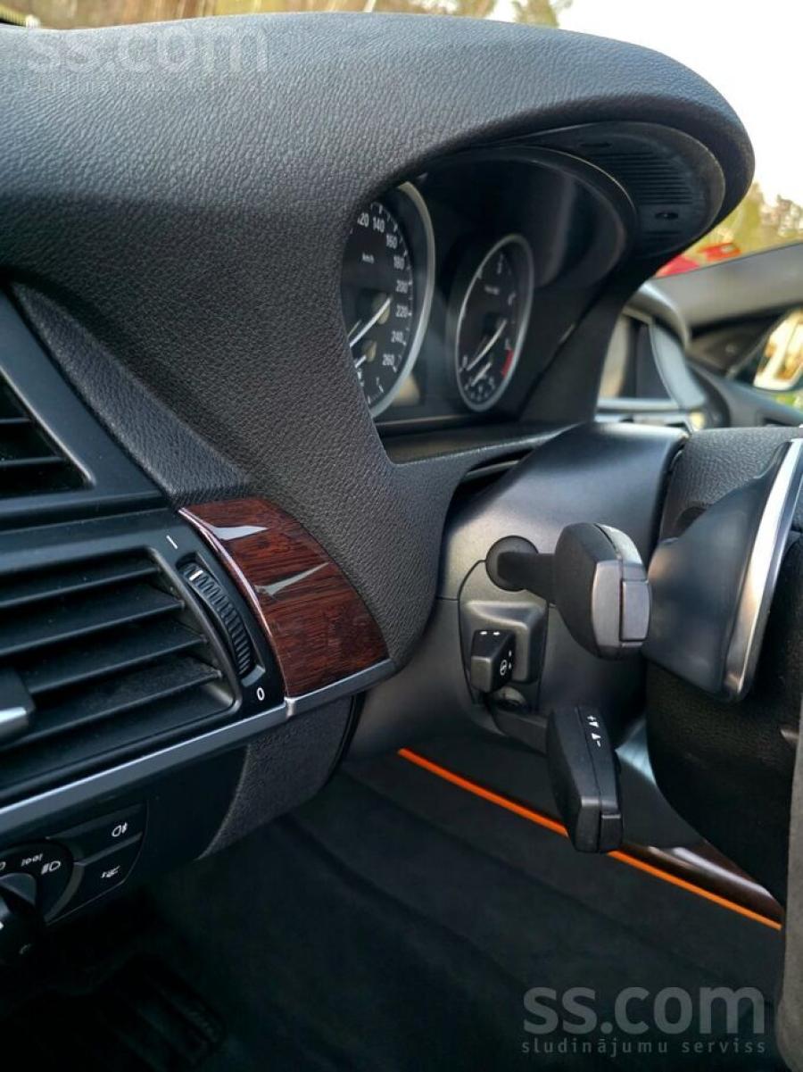 Blue BMW X6 2012 in Jelgava, with an engine capacity of 3.00 L and mileage of 192 thousand km for 15650 €, photo 12 on AUTOMOTO.COM.LV