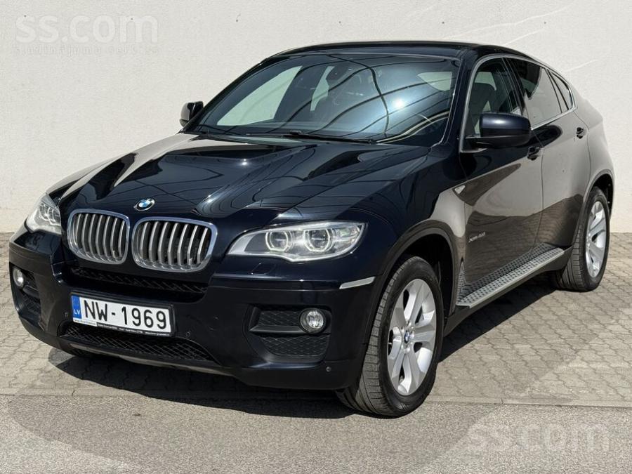 Blue BMW X6 2013 in Riga, with an engine capacity of 3.00 L and mileage of 0 thousand km for 13450 €, photo 1 on AUTOMOTO.COM.LV