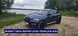 Zils BMW X6 2014 Klaipėda, ar dzinēja tilpumu 2.98 L un nobraukumu 182 tūkst. km par 11490 €, foto  vietnē AUTOMOTO.COM.LV