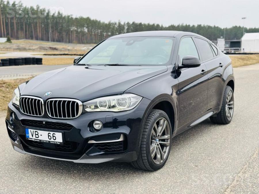 Blue BMW X6 2015 in Riga, with an engine capacity of 3.00 L and mileage of 137 thousand km for 25000 €, photo 1 on AUTOMOTO.COM.LV