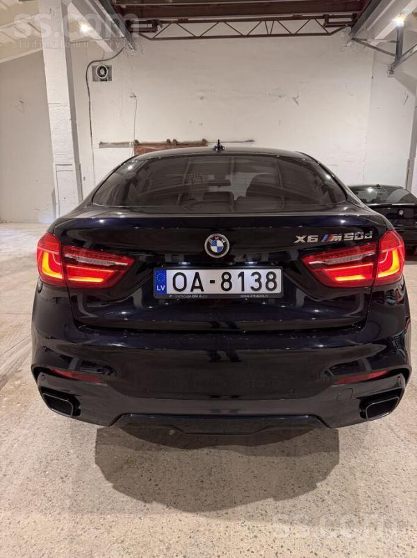 Blue BMW X6 2015 in Riga, with an engine capacity of 3.00 L and mileage of 158 thousand km for 26600 €, photo 6 on AUTOMOTO.COM.LV