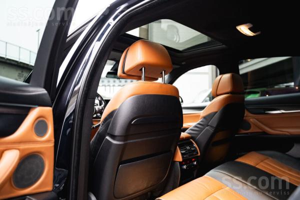 Синий БМВ Х6 2015 в Рига, объемом двигателя 3.00 л и пробегом 119 тыс. км за 26900 €, фото 9 на AUTOMOTO.COM.LV