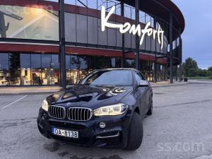 Синий БМВ Х6 2015 в Рига, объемом двигателя 3.00 л и пробегом 162 тыс. км за 27000 €, фото  на AUTOMOTO.COM.LV