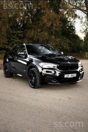 Zils BMW X6 2016 Liepāja, ar dzinēja tilpumu 3.00 L un nobraukumu 268 tūkst. km par 21700 €, foto  vietnē AUTOMOTO.COM.LV