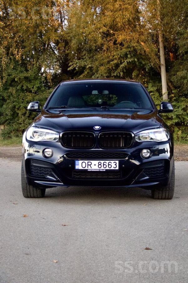 Blue BMW X6 2016 in Liepaja, with an engine capacity of 3.00 L and mileage of 268 thousand km for 21700 €, photo 3 on AUTOMOTO.COM.LV