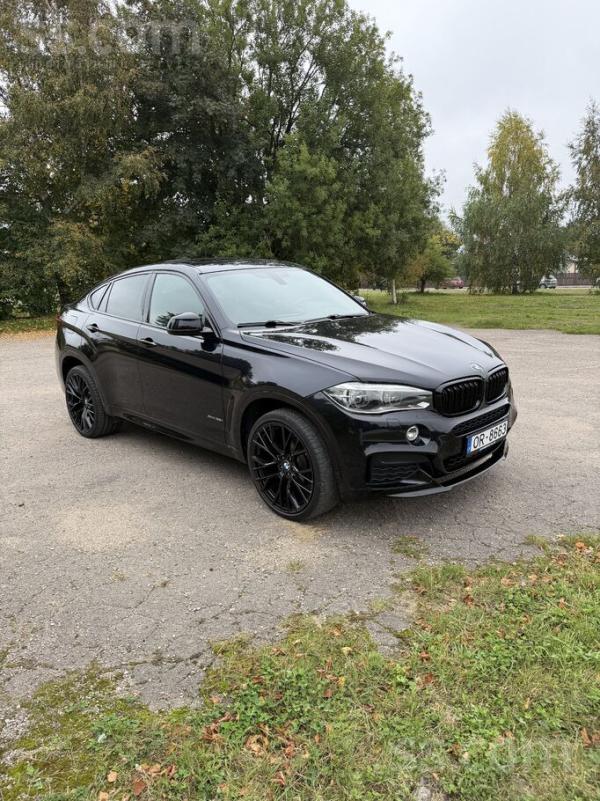 Blue BMW X6 2016 in Liepaja, with an engine capacity of 3.00 L and mileage of 268 thousand km for 21700 €, photo 4 on AUTOMOTO.COM.LV
