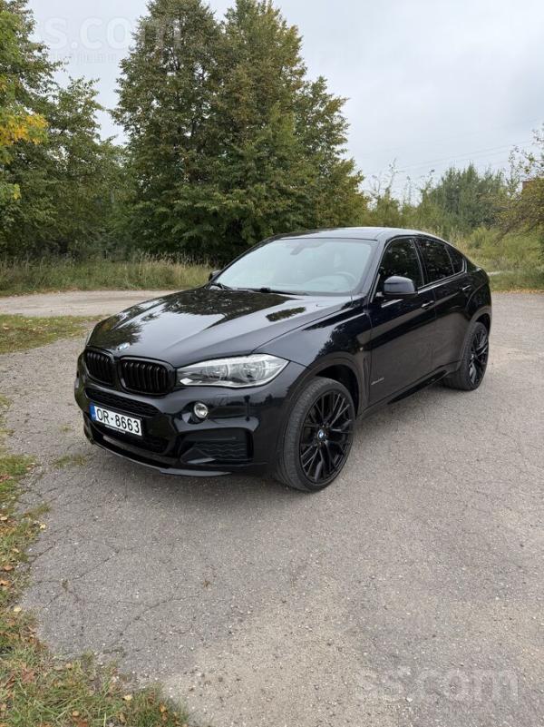 Blue BMW X6 2016 in Liepaja, with an engine capacity of 3.00 L and mileage of 268 thousand km for 21700 €, photo 6 on AUTOMOTO.COM.LV