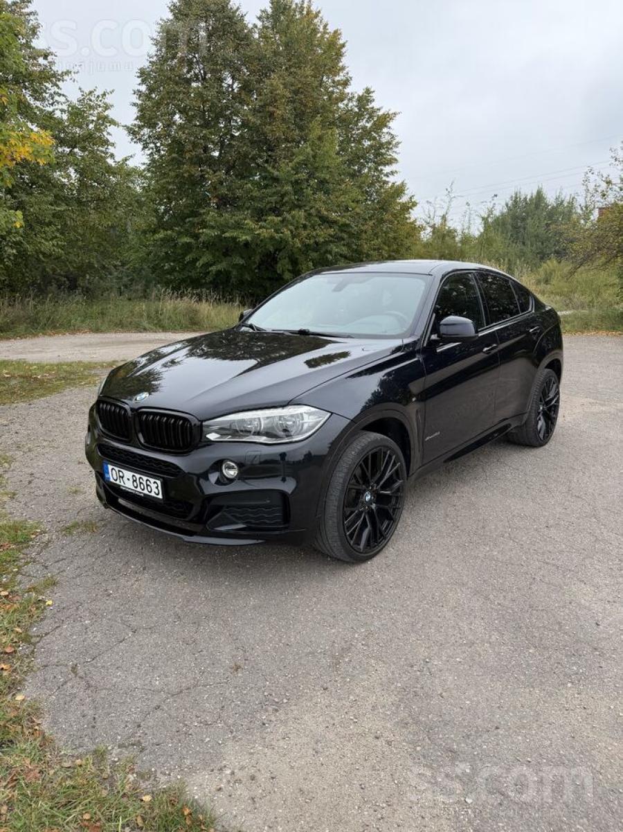 Blue BMW X6 2016 in Liepaja, with an engine capacity of 3.00 L and mileage of 268 thousand km for 21700 €, photo 6 on AUTOMOTO.COM.LV