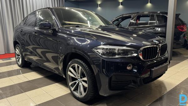 Blue BMW X6 2017 in Marupe, with an engine capacity of 3.00 L and mileage of 146 thousand km for 28990 €, photo 2 on AUTOMOTO.COM.LV