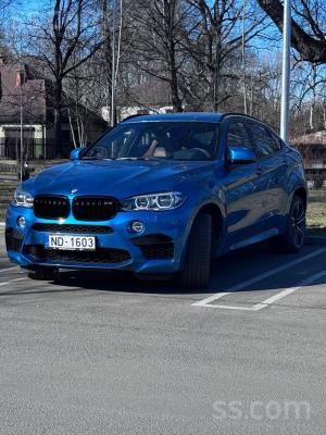 Zils BMW X6 2017 Rīga, ar dzinēja tilpumu 4.40 L un nobraukumu 124 tūkst. km par 37500 €, foto  vietnē AUTOMOTO.COM.LV
