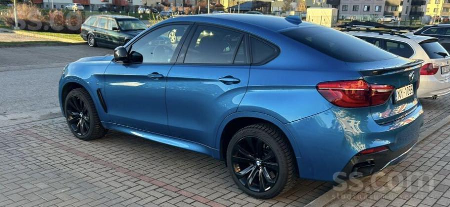 Zils BMW X6 2017 Rīga, ar dzinēja tilpumu 3.00 L un nobraukumu 203 tūkst. km par 28800 €, foto 4 vietnē AUTOMOTO.COM.LV