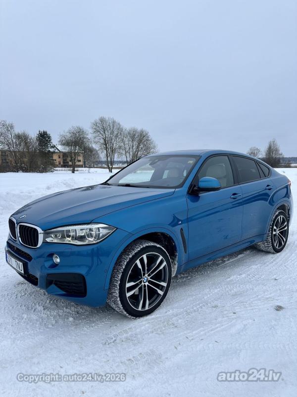Blue BMW X6 2018 in Tallinn, with an engine capacity of 3.00 L and mileage of 159 thousand km for 34900 €, photo 1 on AUTOMOTO.COM.LV