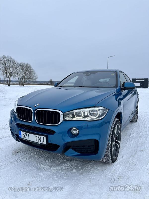 Blue BMW X6 2018 in Tallinn, with an engine capacity of 3.00 L and mileage of 159 thousand km for 34900 €, photo 2 on AUTOMOTO.COM.LV