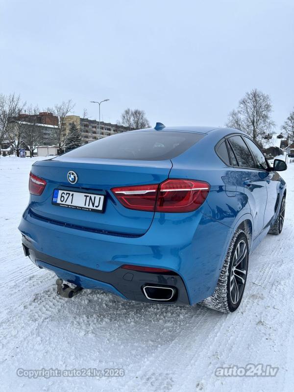 Blue BMW X6 2018 in Tallinn, with an engine capacity of 3.00 L and mileage of 159 thousand km for 34900 €, photo 6 on AUTOMOTO.COM.LV
