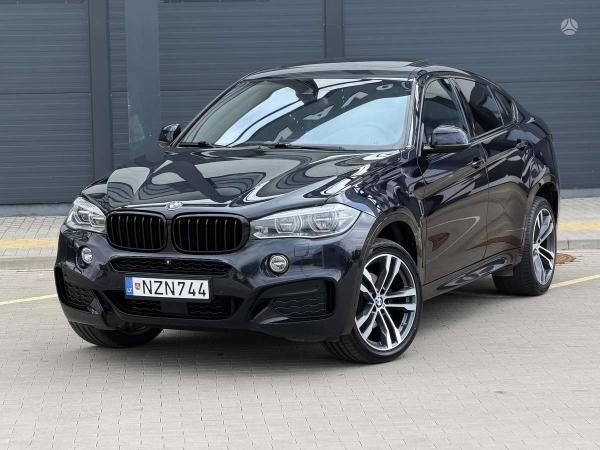 Blue BMW X6 2018 in Jonava, with an engine capacity of 2.99 L and mileage of 235 thousand km for 23990 €, photo 2 on AUTOMOTO.COM.LV