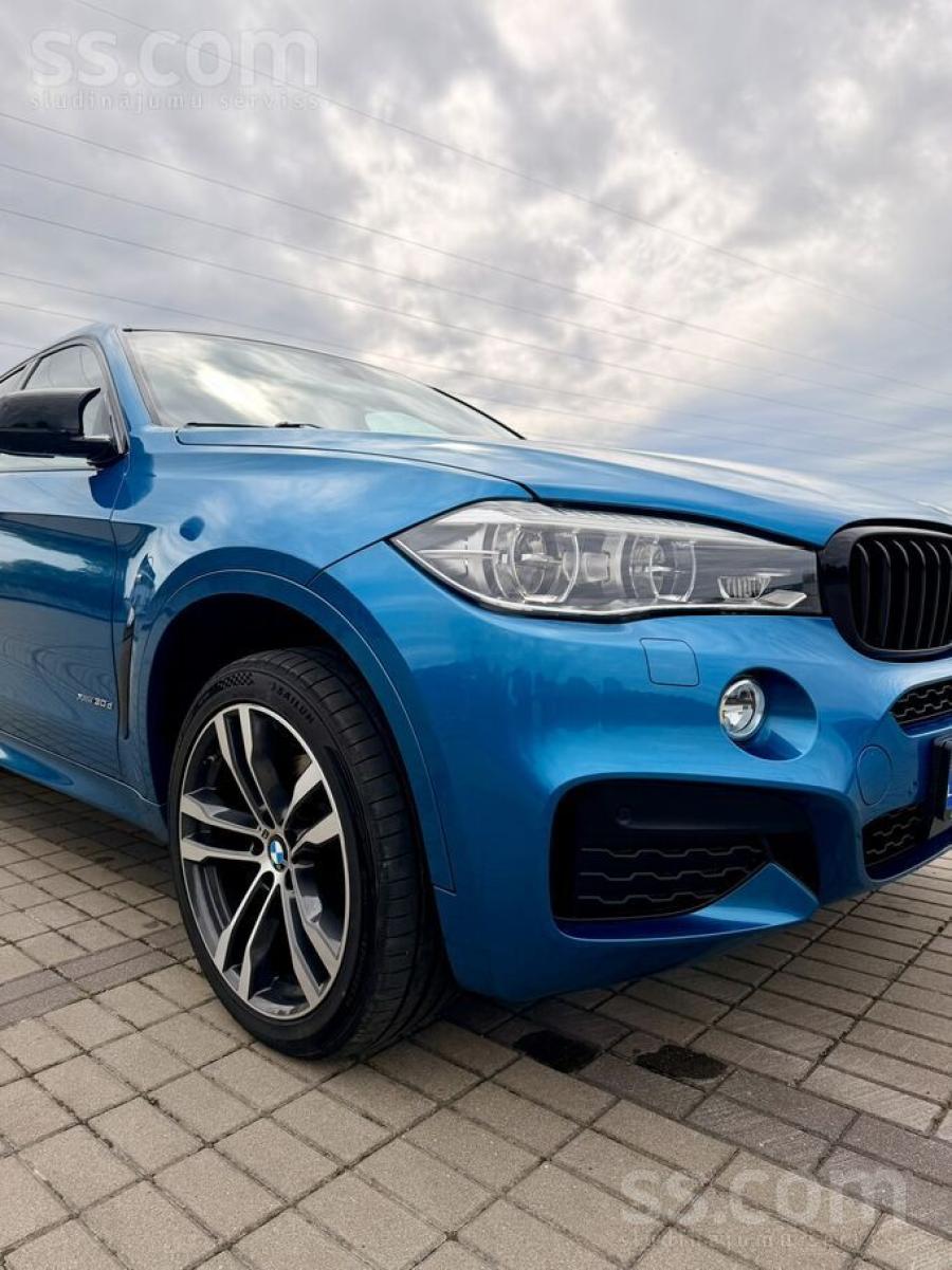 Zils BMW X6 2018 Rīga, ar dzinēja tilpumu 3.00 L un nobraukumu 120 tūkst. km par 39000 €, foto 12 vietnē AUTOMOTO.COM.LV