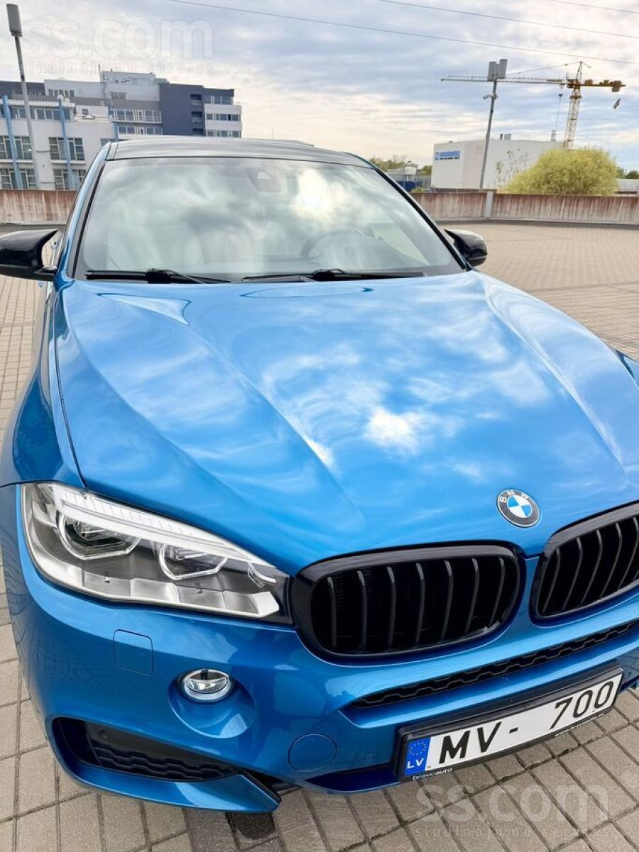 Zils BMW X6 2018 Rīga, ar dzinēja tilpumu 3.00 L un nobraukumu 120 tūkst. km par 39000 €, foto 13 vietnē AUTOMOTO.COM.LV