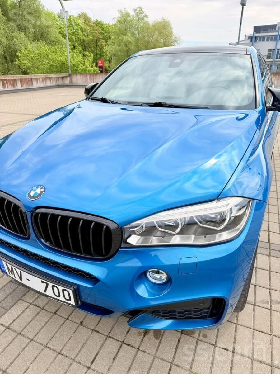 Zils BMW X6 2018 Rīga, ar dzinēja tilpumu 3.00 L un nobraukumu 120 tūkst. km par 39000 €, foto 14 vietnē AUTOMOTO.COM.LV