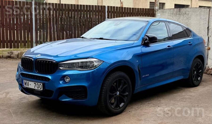 Zils BMW X6 2018 Rīga, ar dzinēja tilpumu 3.00 L un nobraukumu 120 tūkst. km par 39000 €, foto 36 vietnē AUTOMOTO.COM.LV