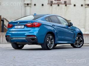 Blue BMW X6 2018 in Jelgava, with an engine capacity of 3.00 L and mileage of 102 thousand km for 33000 €, photo 4 on AUTOMOTO.COM.LV